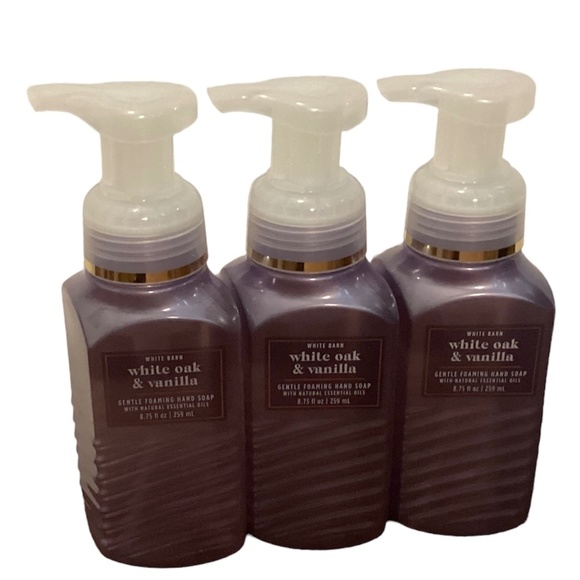 Bath & Body Works | Bath & Body | 3 White Oak Vanilla Foaming Hand Soap ...